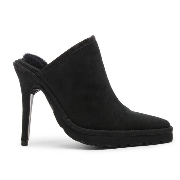 UGG | Shoes | New Yproject X Ugg Sheepskin Ugg Mule Black 78287 | Poshmark